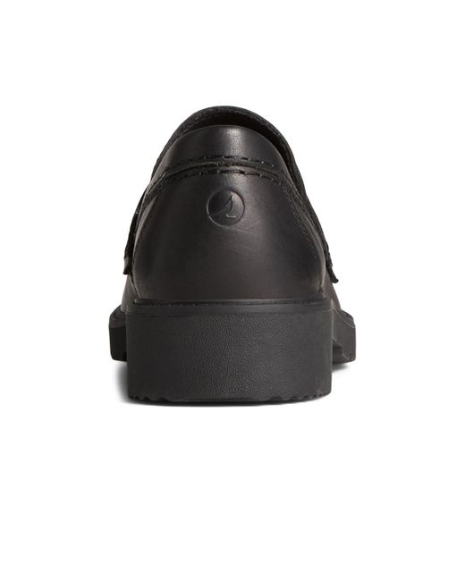 Sperry Top-Sider Wells Loafers in Black | Lyst