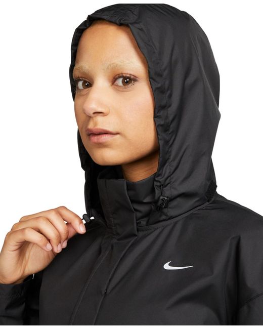 Nike Fast Repel Storm-flap Running Jacket in Black | Lyst