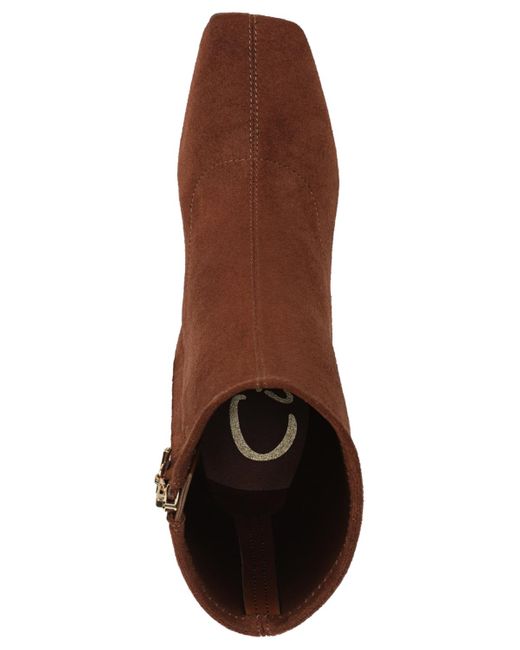 Circus by Sam Edelman Lia Wedge Sock Booties in Brown | Lyst