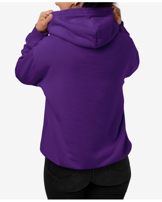 LA Pop Art Hanukkah Dreidel Word Art Hooded Sweatshirt in Purple | Lyst