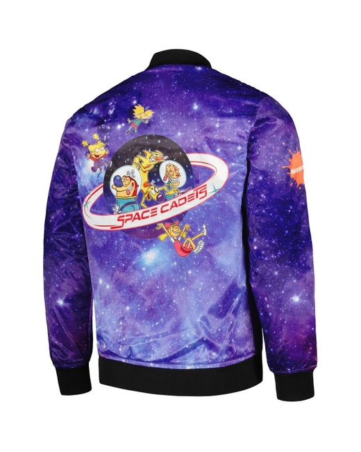 FREEZE MAX Rugrats Nickelodeon Graphic Satin Full-snap Jacket in Blue ...