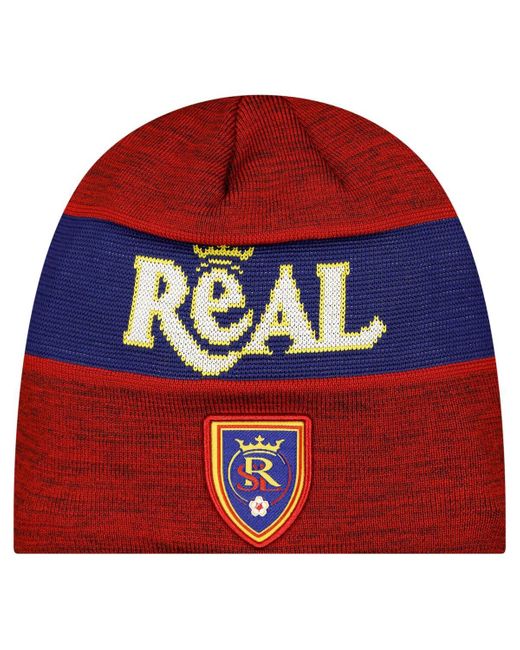 KTZ Real Salt Lake 2025 Kickoff Beanie Hat in Red for Men | Lyst