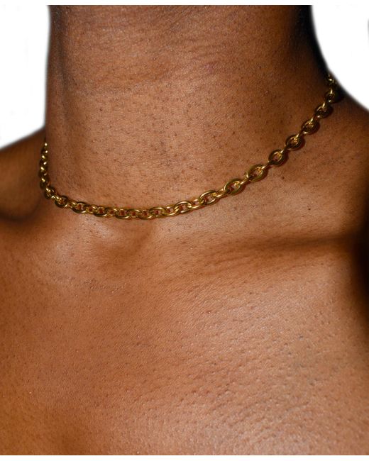 BEN ONI Classic Anti-tarnish Cable Chain Necklace in Metallic | Lyst