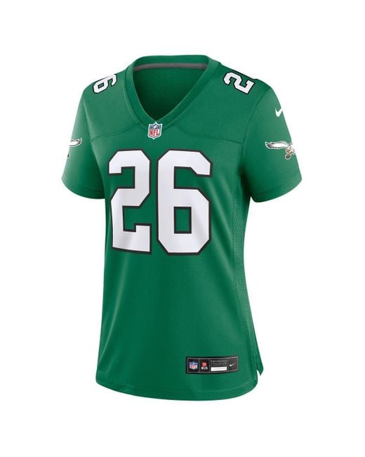 Nike Saquon Barkley Philadelphia Eagles Alternate Game Jersey in Green ...