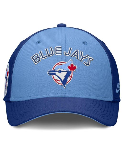 Nike Royal/powder Blue Toronto Blue Jays Rise Swoosh Performance Flex ...