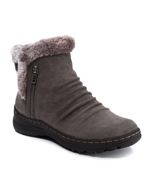 BareTraps Acelyn Water Resistant Bootie in Brown | Lyst