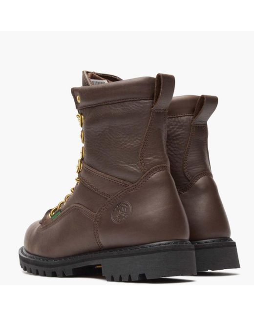 Georgia Boot Lace-to-toe Waterproof Work Boot in Brown for Men | Lyst