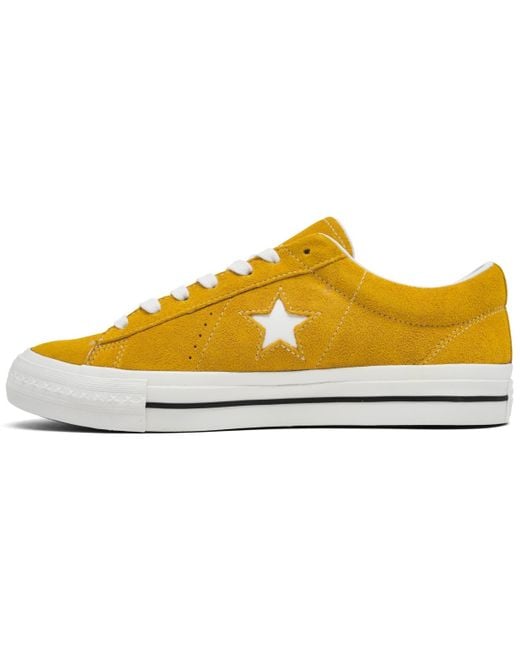 Converse One Star 95 Casual Sneakers From Finish Line in Yellow for Men ...