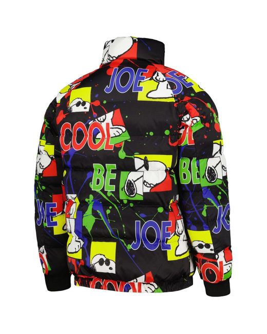 FREEZE MAX Peanuts Joe Cool Raglan Full-zip Puffer Jacket in Black for ...
