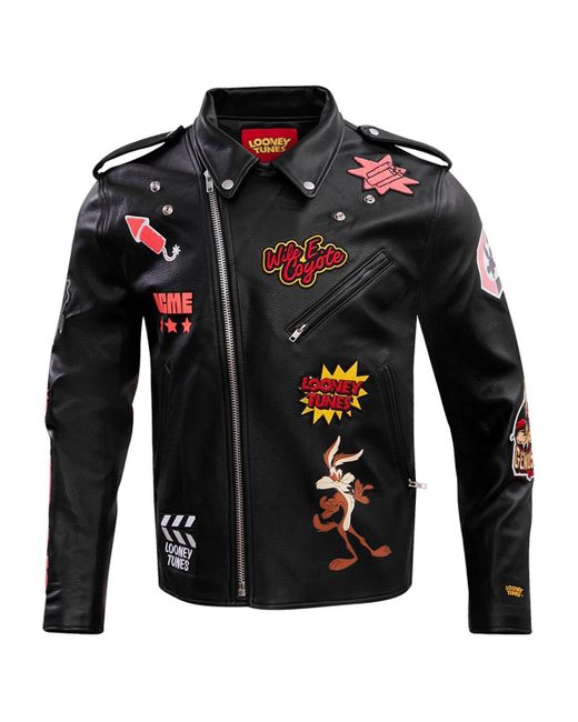 FREEZE MAX Looney Tunes Graphic Biker Full-zip Jacket in Black for Men ...