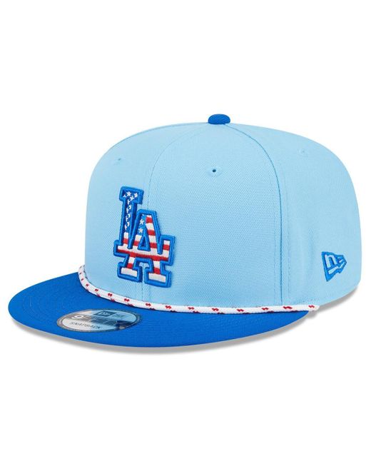KTZ Light Blue/royal Los Angeles Dodgers 2025 Fourth Of July 9fifty ...