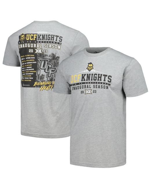 FloGrown Ucf Knights Inaugural Big 12 Schedule T-shirt in Gray for Men ...