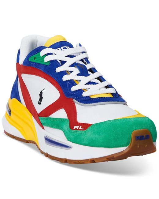 Polo Ralph Lauren Trackster 275 Sneaker in Blue for Men | Lyst