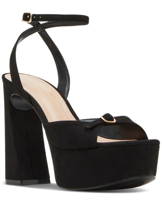Madden Girl Mett Two-piece Platform Dress Sandals in Black | Lyst