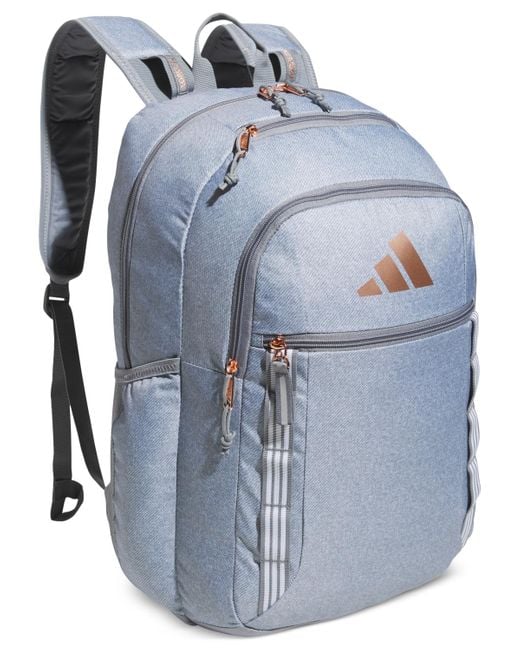 adidas Adidias Excel 7 Logo Laptop Backpack in Blue | Lyst