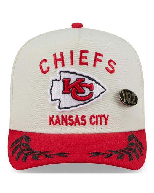 KTZ Cream/red Kansas City Chiefs 2025 Nfl Draft A-frame 59fifty Fitted ...