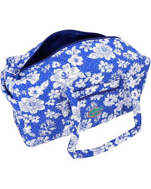 Vera Bradley Florida Gators Rain Garden Large Travel Duffel Bag in Blue ...