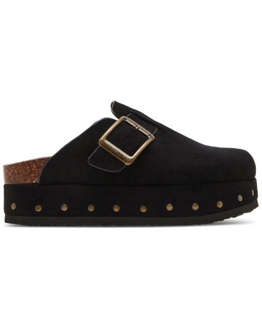 Madden Girl Luna Platform Slip-on Clogs in Black | Lyst