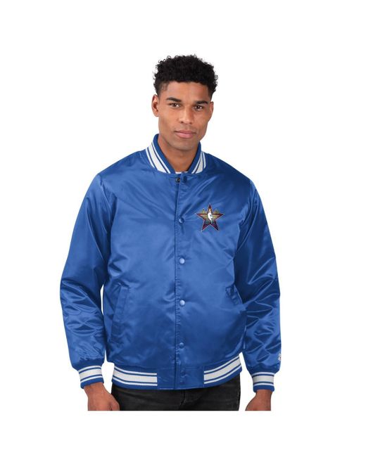 Starter 2025 Nba All-star Game Satin Full-snap Varsity Jacket in Blue ...