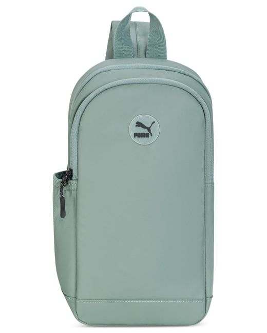 PUMA Logo Sling Backpack in Blue | Lyst