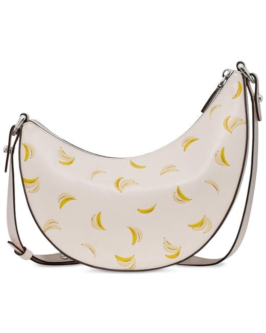 Kate Spade Duo Banana Small Crossbody Handbag in Natural | Lyst