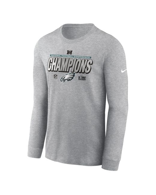 Nike Philadelphia Eagles 2024 Nfc Champions Locker Room Trophy ...