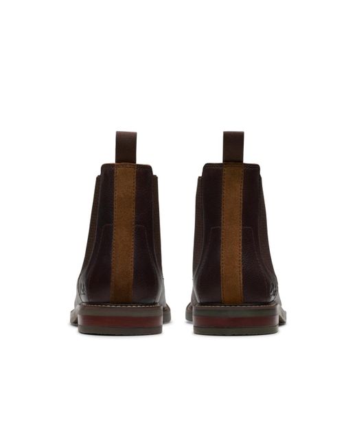 Clarks Collection Jaxen Easy Boots in Brown for Men | Lyst