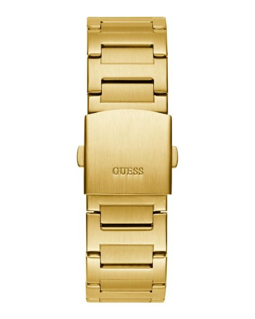 Guess Multi- Function Stainless Steel Watch 45mm in Metallic for Men | Lyst