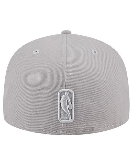 KTZ Boston Celtics Color Pack 59fifty Fitted Hat in Gray for Men | Lyst