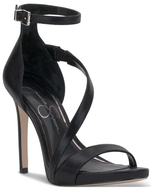 Jessica Simpson Rayli Strappy Dress Sandals in Black | Lyst