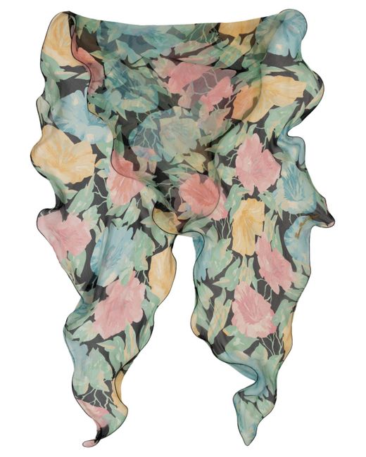 Ralph Lauren Spring Floral Wavy Wrap in Green | Lyst