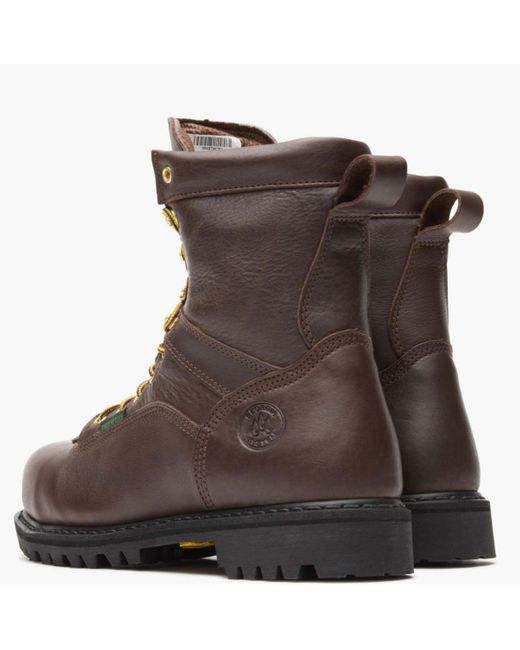 Georgia Boot Lace-to-toe Steel Toe Waterproof Work Boot in Brown for ...