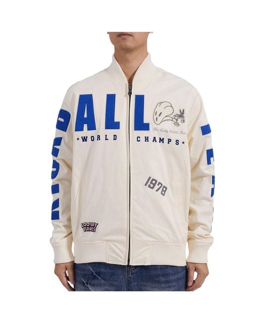 FREEZE MAX Bugs Bunny Looney Tunes Kickball Team Twill Full-zip Jacket ...