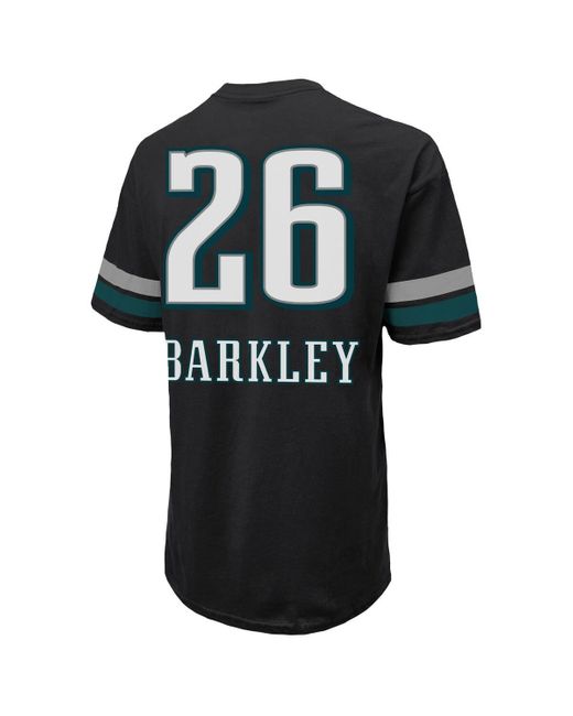 Majestic Threads Saquon Barkley Philadelphia Eagles Super Bowl Lix Champions Oversized Player ...