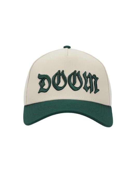 Marvel Universe Dr. Doom Off-white & Green A-frame Snapback Hat for Men ...