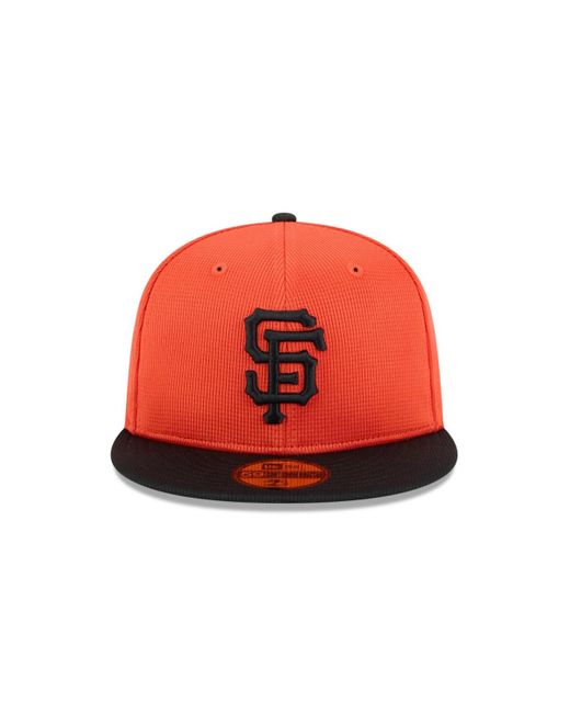 KTZ San Francisco Giants 2025 Spring Training 59fifty Fitted Hat in Red ...