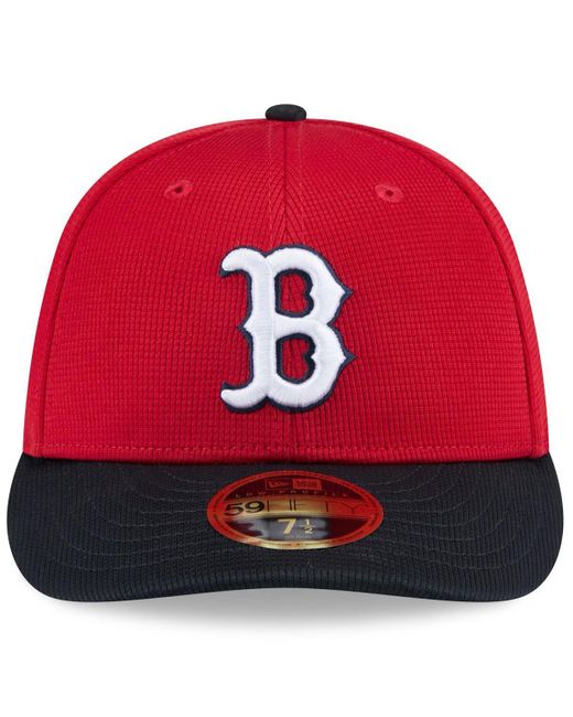 KTZ Red/navy Boston Red Sox 2025 Spring Training Low Profile 59fifty ...