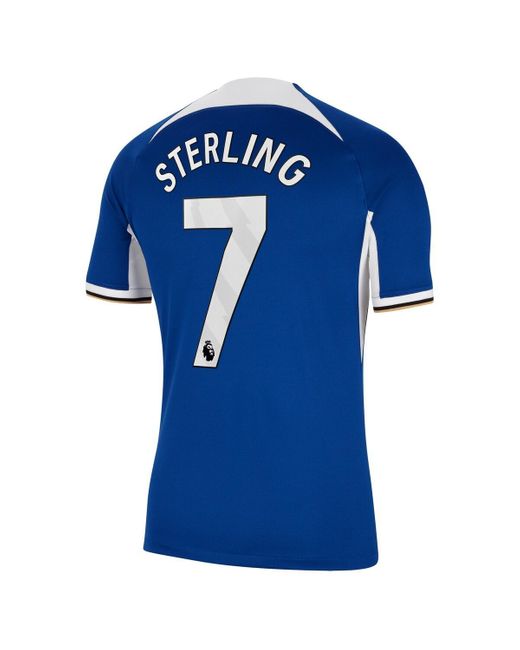 Nike Raheem Sterling Chelsea 2023/24 Home Stadium Replica Jersey in ... Nike Raheem Sterling Chelsea 2023/24 Home Stadium Replica Jersey in ...