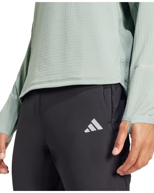 adidas Ultimate High Visibility Reflective Running Jacket in Green for ...