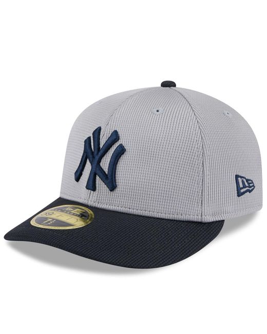 KTZ Gray/navy New York Yankees 2025 Spring Training Low Profile 59fifty ...