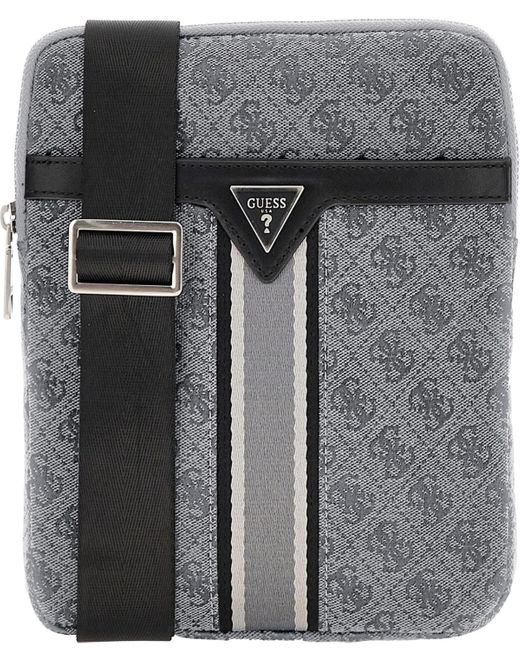 Guess Milano Flat Crossbody Bag in Black for Men | Lyst