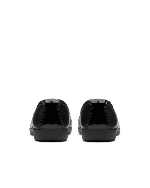 Clarks Collection Meadow Rose Shoes in Black | Lyst