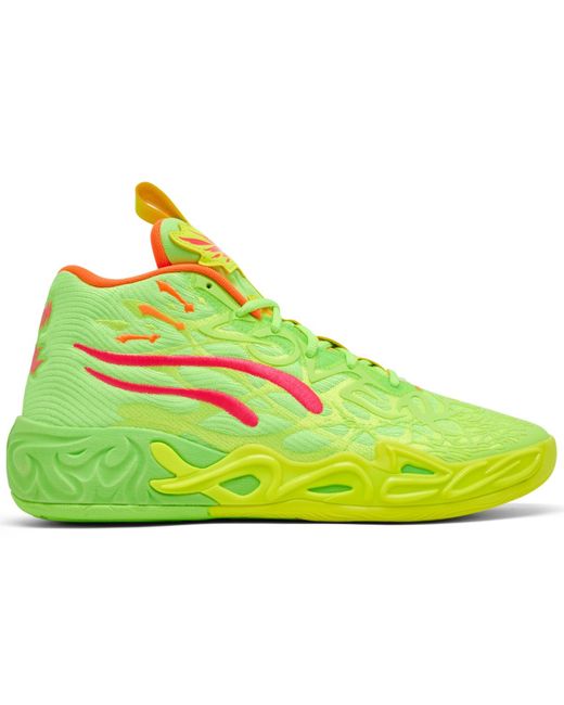 PUMA Lamelo Ball Mb.04 Basketball Sneakers From Finish Line in Yellow ...