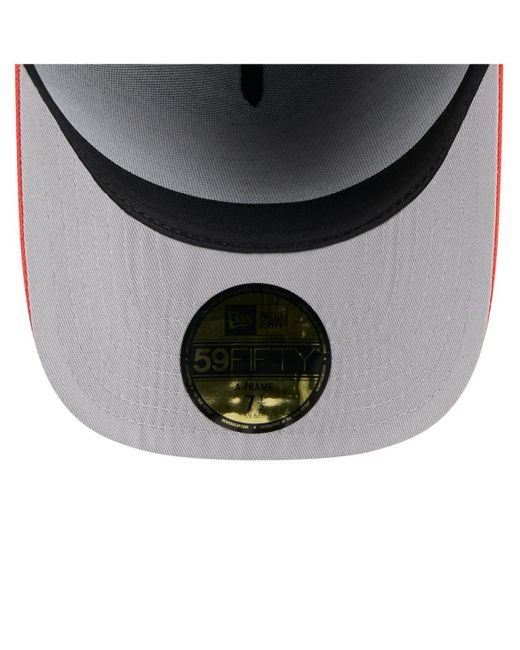 KTZ Black/orange Cleveland Browns 2025 Nfl Draft On Stage A-frame ...