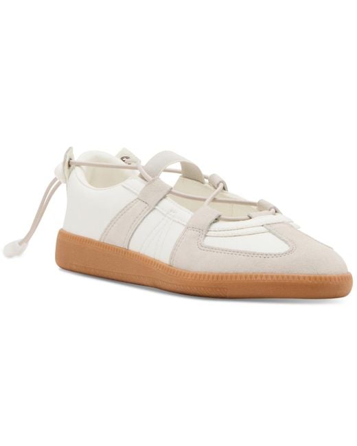 Steve Madden Wander Ballet Lace-up Sneakers in White | Lyst