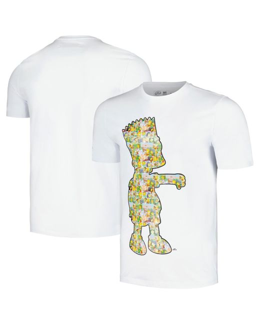FREEZE MAX And The Simpsons Postcards T-shirt in White | Lyst
