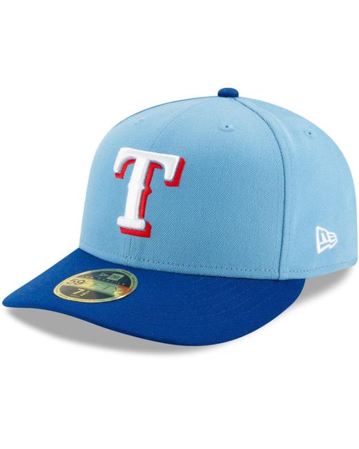 KTZ Light Blue And Royal Texas Rangers 2020 Alternate 2 Authentic ...