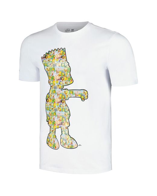 FREEZE MAX And The Simpsons Postcards T-shirt in White | Lyst