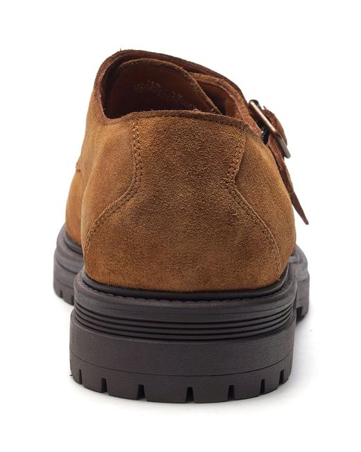 A. Veer Anthony Veer Jett Double Monk Round-toe Shoes in Brown for Men ...