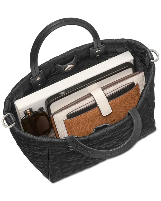 Kate Spade Tilly Small Quilted Tote Bag in Black | Lyst